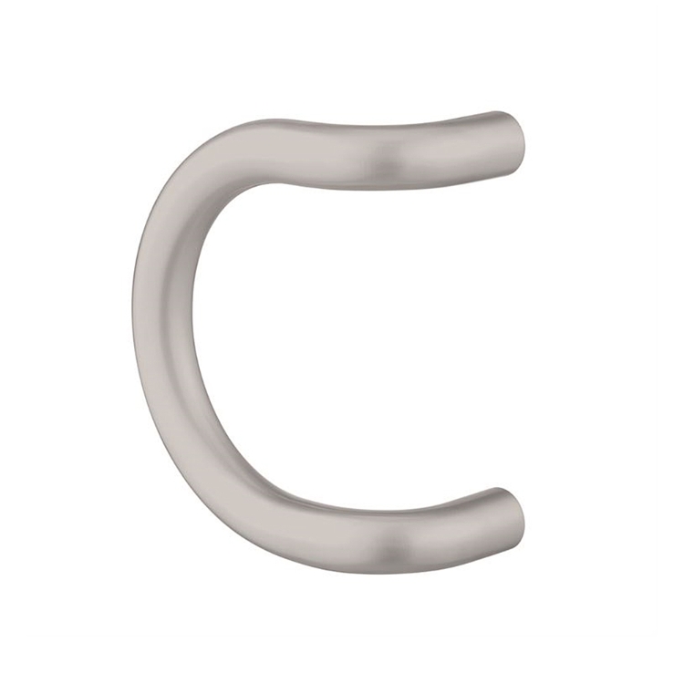 Rounded Aluminium Cubicle Door Handle - Bushboard